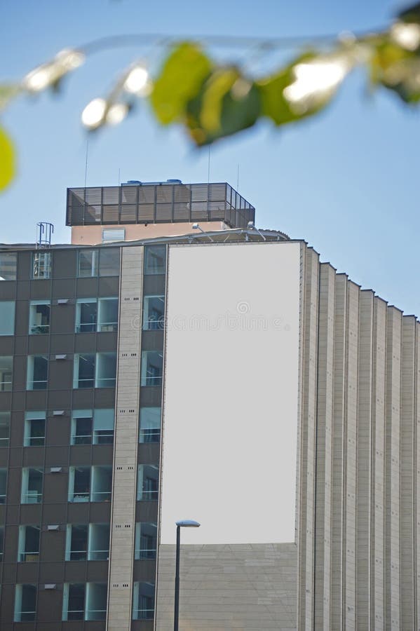 Advertising Outdoor Blank Billboard Stock Photo - Image of ...