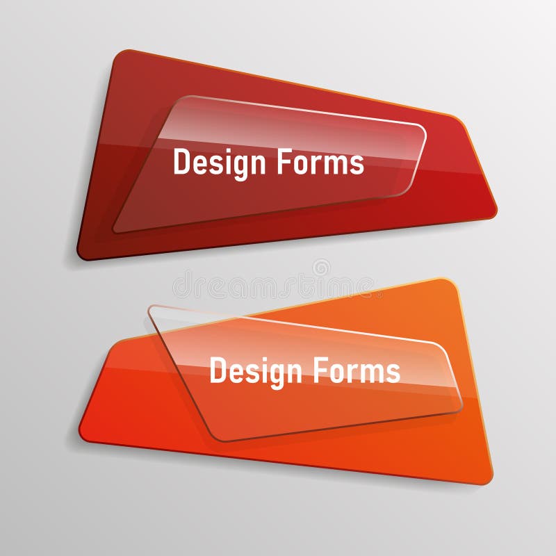 Advertising Poster Design Forms. Vector Illustration Stock Vector ...