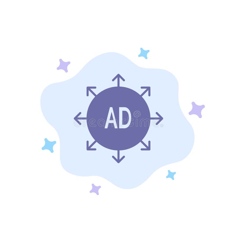 Advertising, Submission, Advertising Submission, Ad Blue Icon on ...