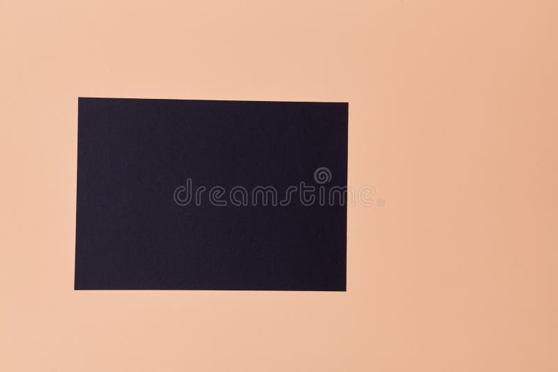 Advertising Template. Ad Background. Black Rectangle Isolated on Pastel ...