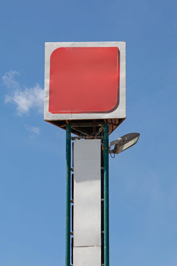 Advertising Tower Sign stock photo. Image of structure - 222996936