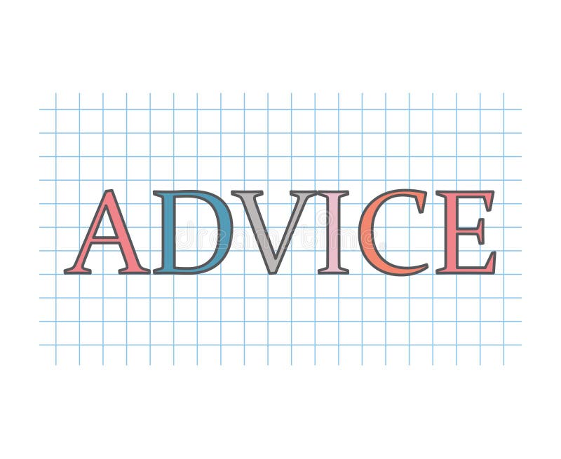 Advice Concept- Vector Illustration Stock Vector - Illustration of idea ...