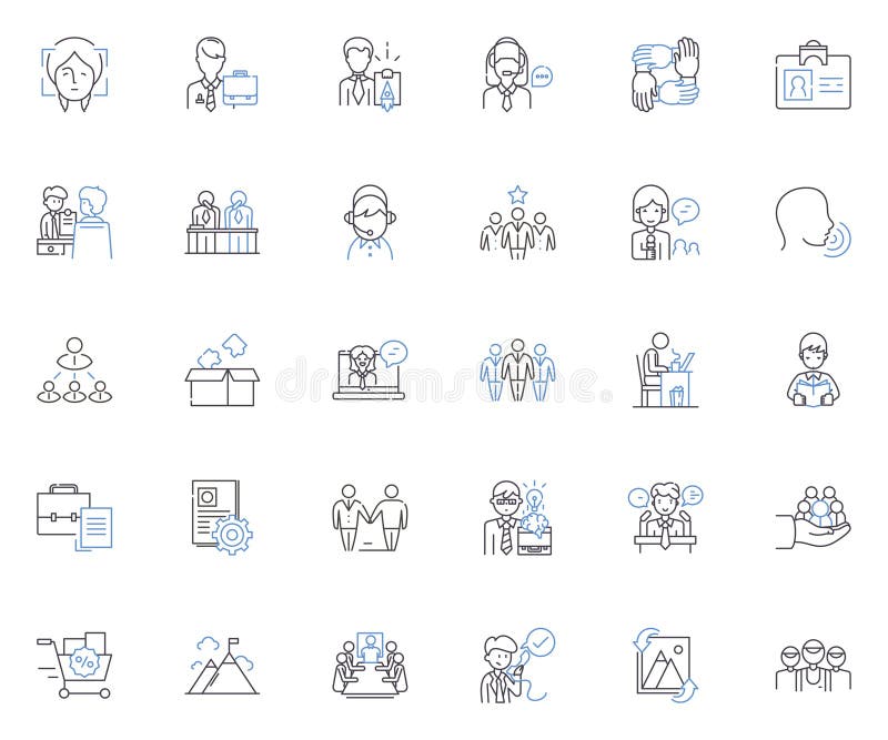 Advice-giving Line Icons Collection. Guidance, Direction, Wisdom ...