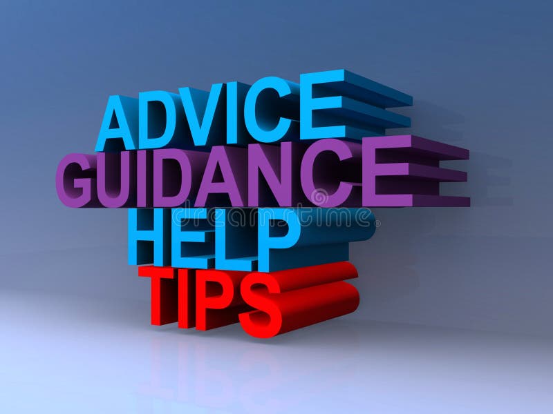 ADVICE, GUIDANCE, SUPPORT and ASSISTANCE Concept. Folder Register of ...