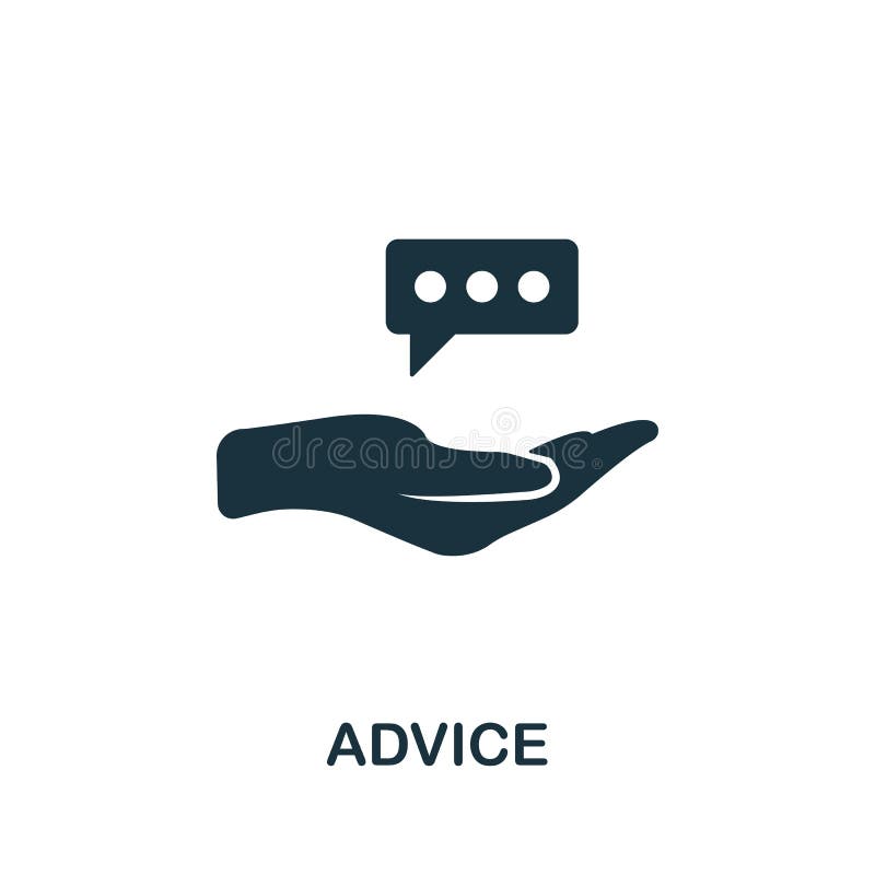 Advice Icon. Simple Element from Consulting Collection Stock Vector ...