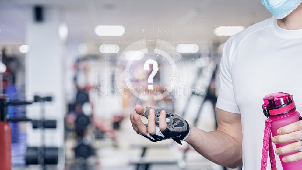 Advice on Issues Related To Exercising in the Gym Stock Image - Image ...