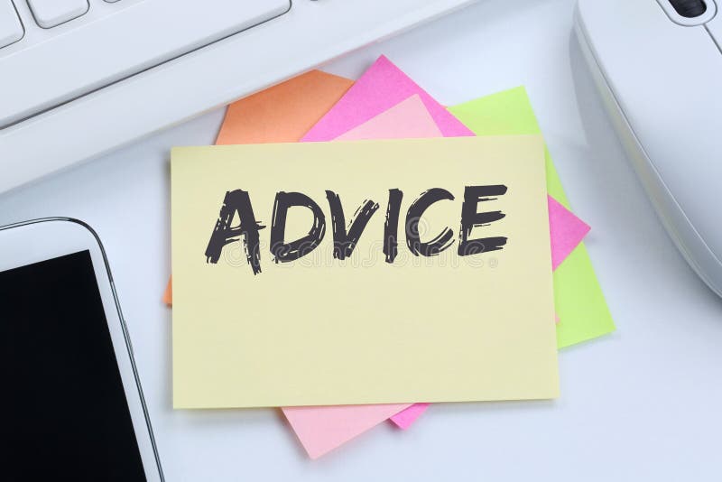 Advice Support Help Assistance Business Concept Problem Solution Stock ...