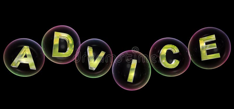 Advice Word Cloud Art Detailed Vector Stock Illustration - Illustration ...