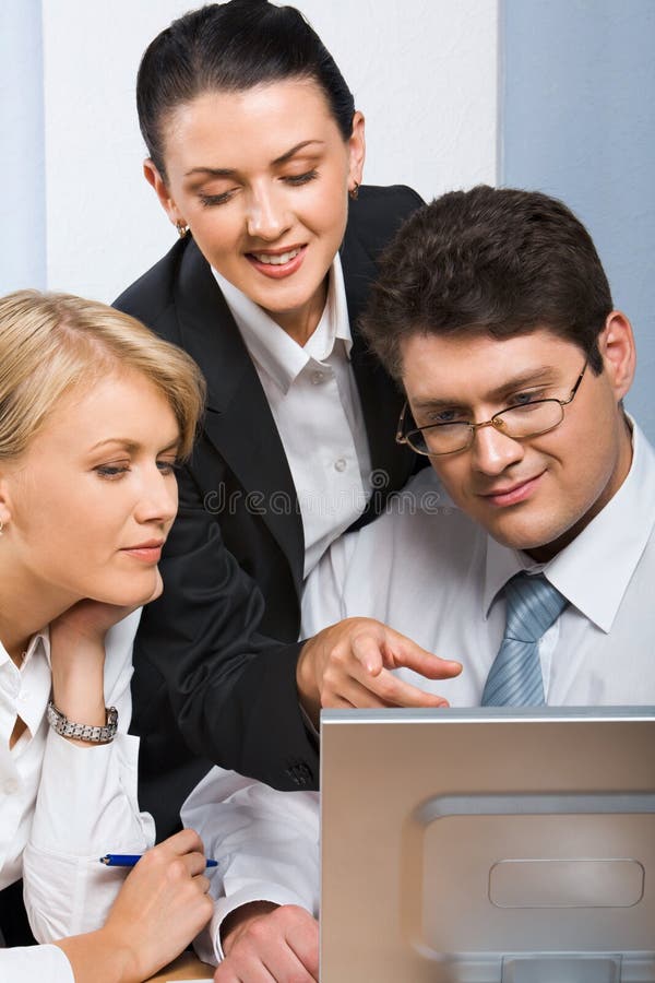 Advising stock photo. Image of colleague, businesswoman - 5174820