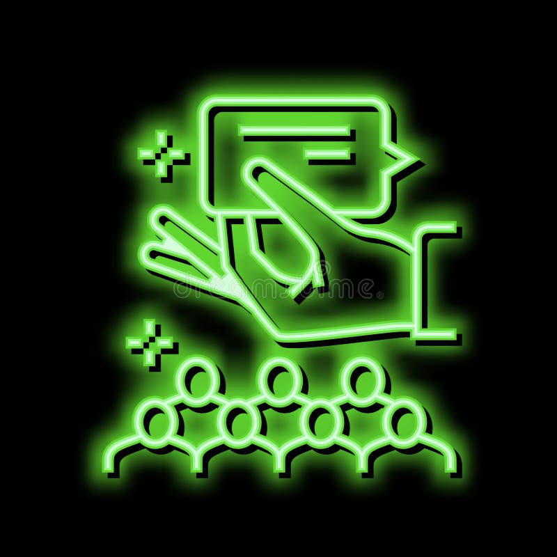 Advisory Boards and Mentors Neon Glow Icon Illustration Stock Vector ...