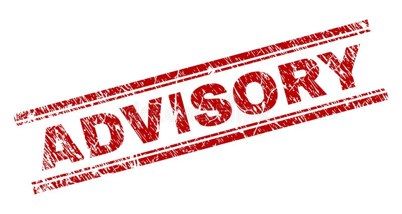 Grunge Textured ADVISORY Stamp Seal Stock Vector - Illustration of ...