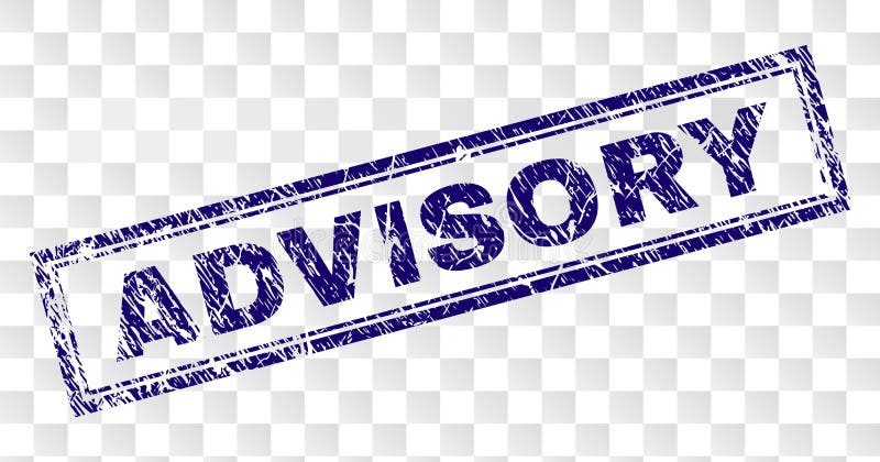 Grunge ADVISORY Rectangle Stamp Stock Vector - Illustration of grainy ...