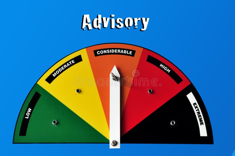 Advisory Warning Sign stock image. Image of blue, peeling - 22010537