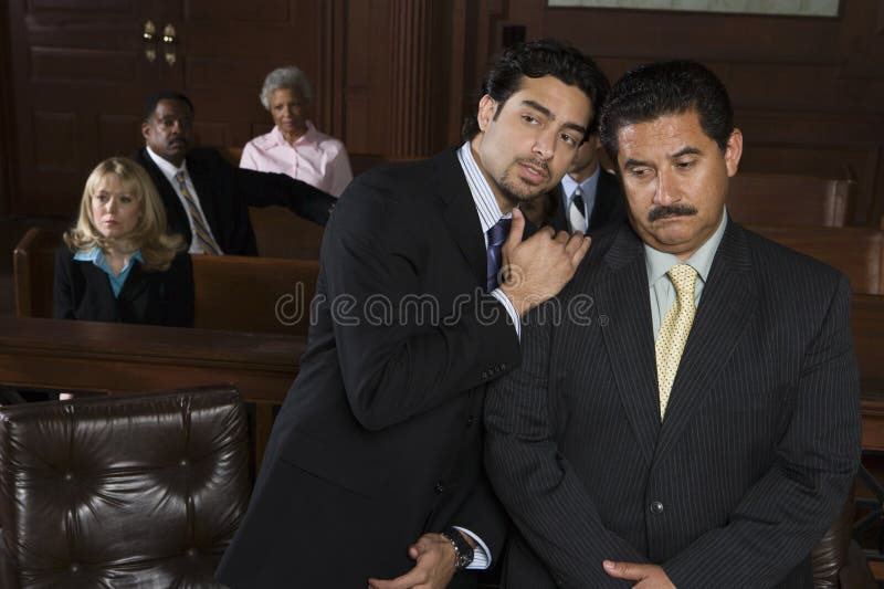 Advocate Sharing a Point with Client Stock Photo - Image of case ...