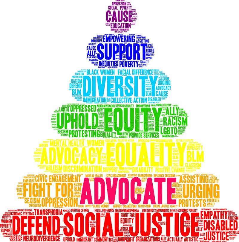 Advocate Word Cloud stock vector. Illustration of advocate - 208070424