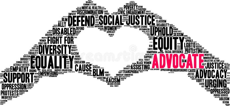 Advocate word cloud stock vector. Illustration of barrister - 176401279