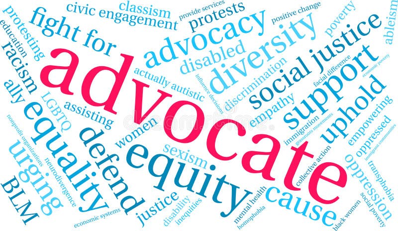 Advocate word cloud stock vector. Illustration of barrister - 176401279