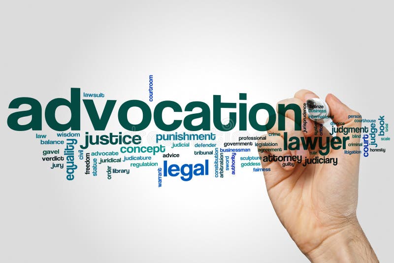 Advocation word cloud stock photo. Image of grey, lawsuit - 88378390