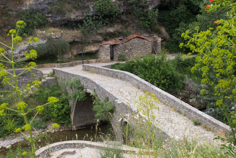 Adzi-pasa Bridge in Montenegro Podgorica Stock Image - Image of river ...