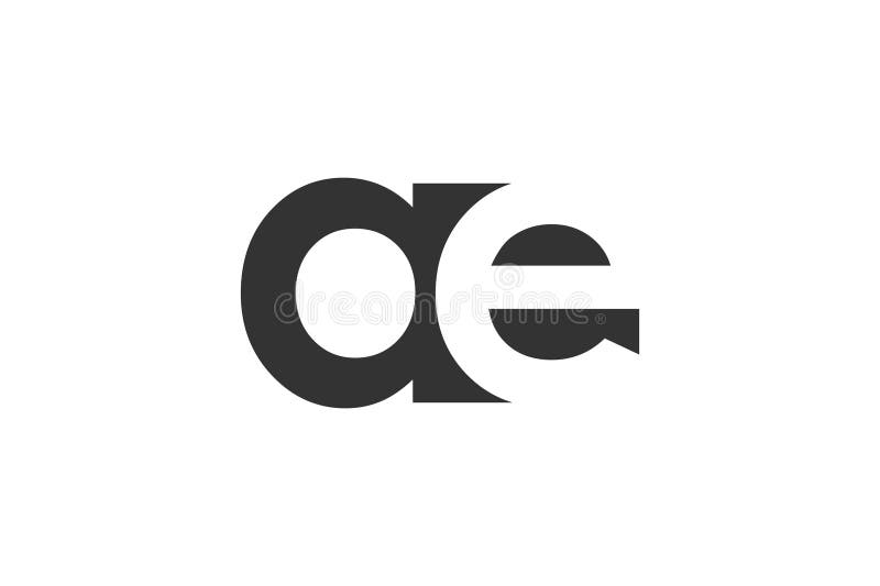 AE Creative Geometric Initial Based Modern and Minimal Logo. Letter a E ...