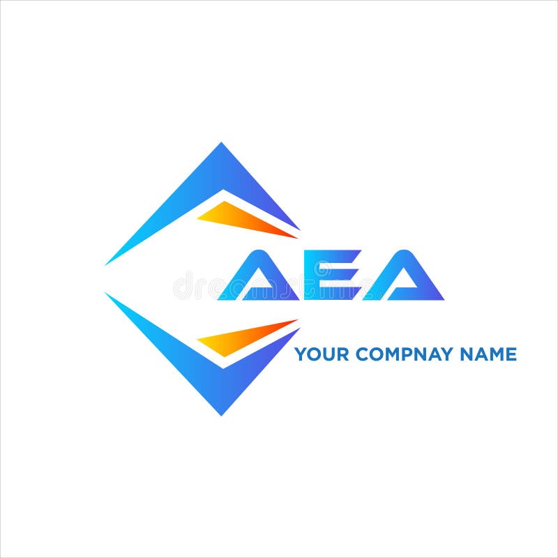 AEA Abstract Technology Logo Design on White Background. AEA Creative ...