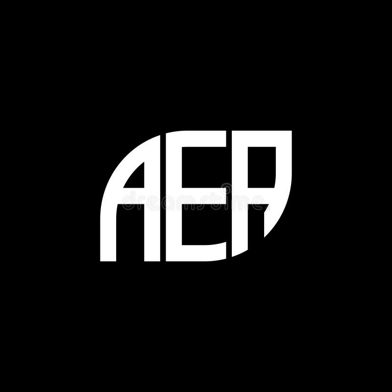 AEA Letter Logo Design on Black Background.AEA Creative Initials Letter ...