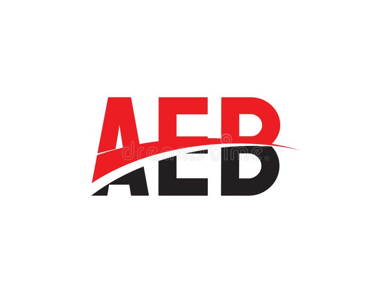 AEb Letter Initial Logo Design Vector Illustration Stock Vector ...