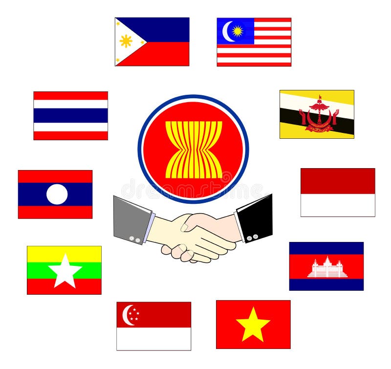 Aec Asean Economic Community Stock Illustration - Illustration of ...