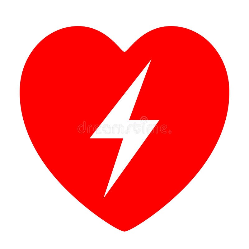 AED Automated External Defibrillator Symbol Sign, Vector Illustration ...