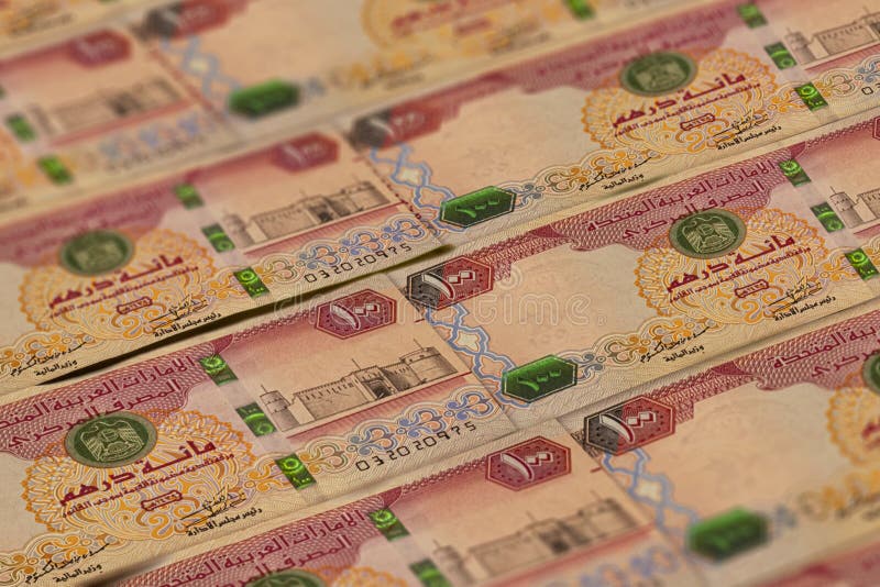 417 Uae Currency 100 Dirham Notes Stock Photos - Free & Royalty-Free ...