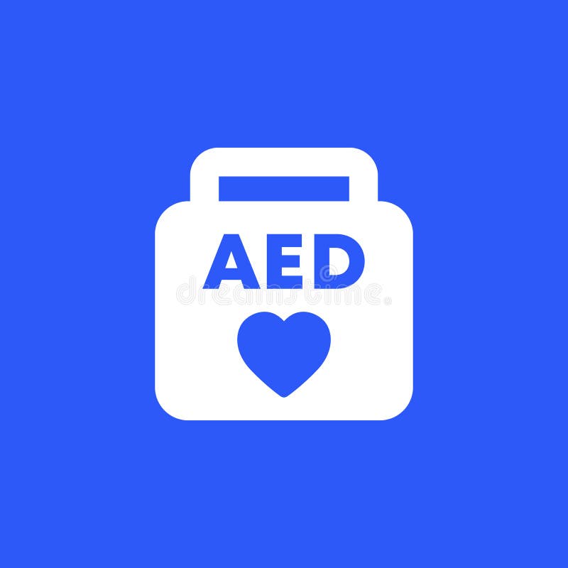 AED Icon, Automated External Defibrillator Vector Stock Vector ...