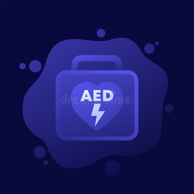 AED Icon, Automated External Defibrillator,vector Stock Vector ...