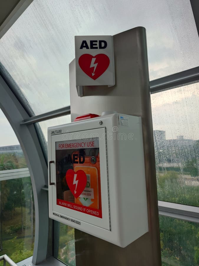 AED Machine for Emergency Use Stock Image - Image of medi, medical ...