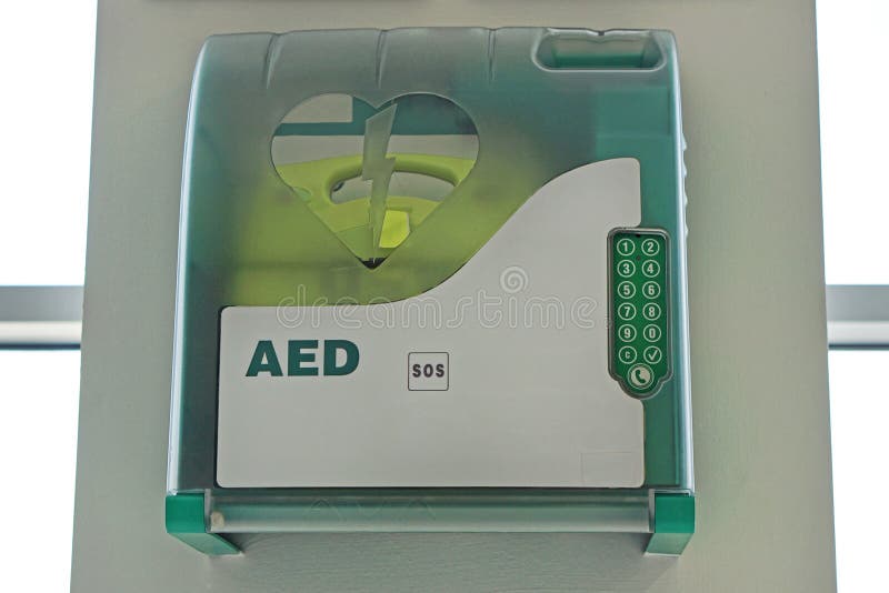 Aed medical stock photo. Image of pacemaker, help, medical - 198883414