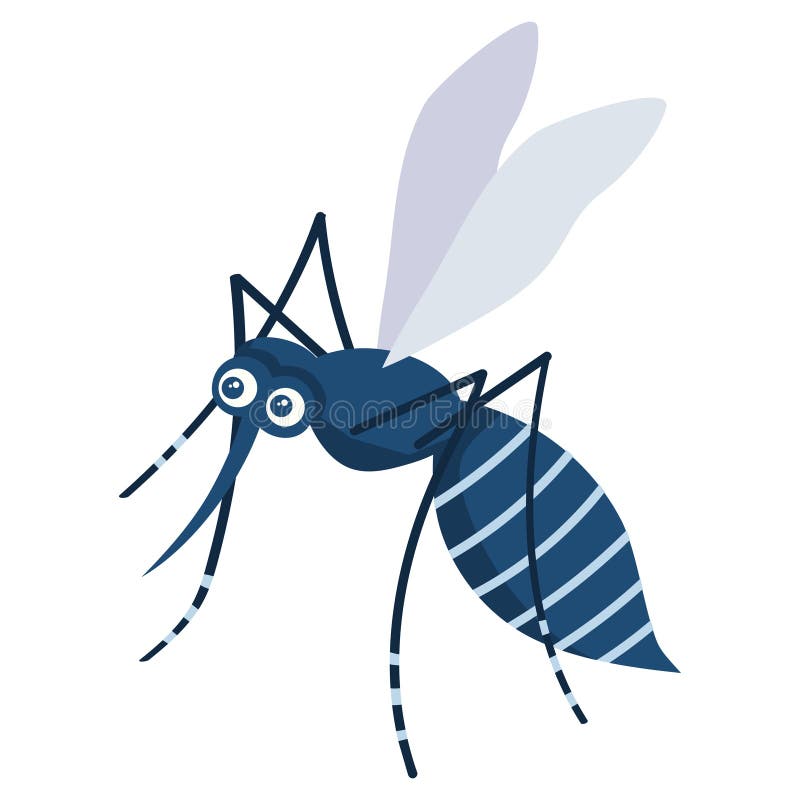 Aedes mosquito cartoon stock illustration. Illustration of cartoon ...