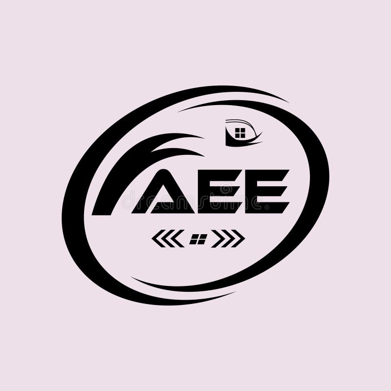 AEE Letter Logo Design. AEE Simple and Modern Monogram Logo Stock ...