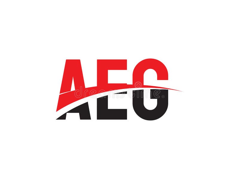AEG Letter Initial Logo Design Vector Illustration Stock Vector ...