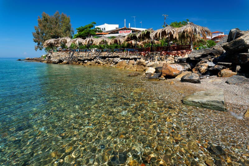 Aegean coast stock photo. Image of greece, marmaris, sand - 14661454