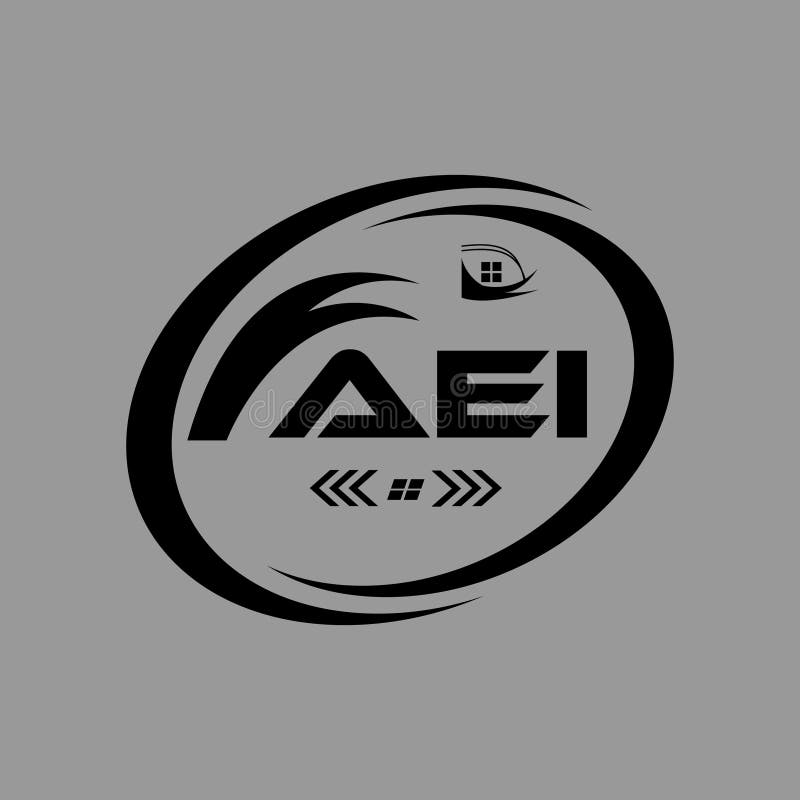AEI Letter Logo Design. AEI Simple and Modern Monogram Logo Stock ...