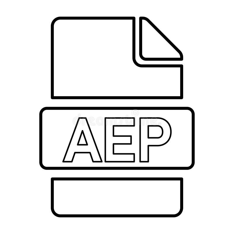Aep File Stock Illustrations – 8 Aep File Stock Illustrations, Vectors ...