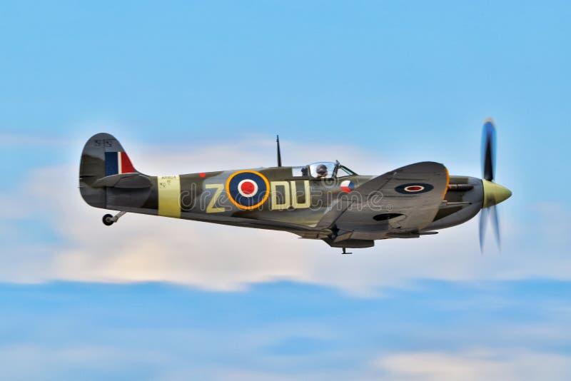 Aereo Di Combattimento Delle Spitfire Di Supermarine Fotografia ...