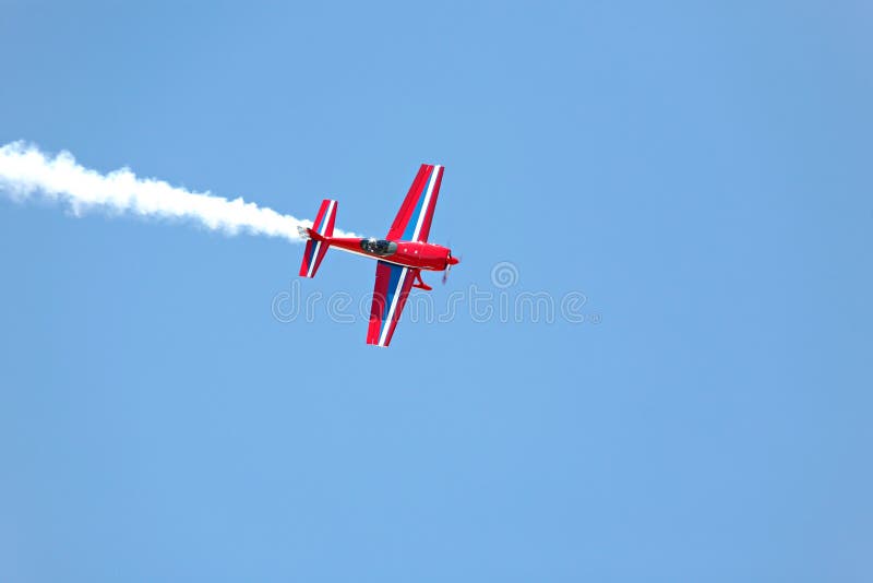 Aerial Acrobatics Stunt Flying Stock Image - Image of show ...