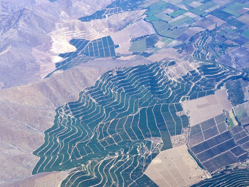 Aerial Agriculture Landscape Series 1 Stock Image - Image of landscape ...