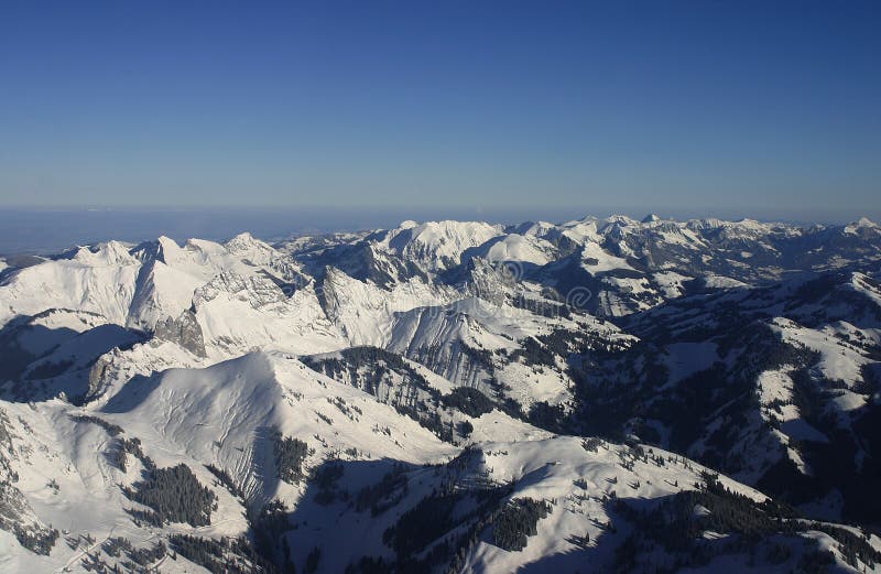 Aerial alps landscape stock photo. Image of high, mountain - 425172