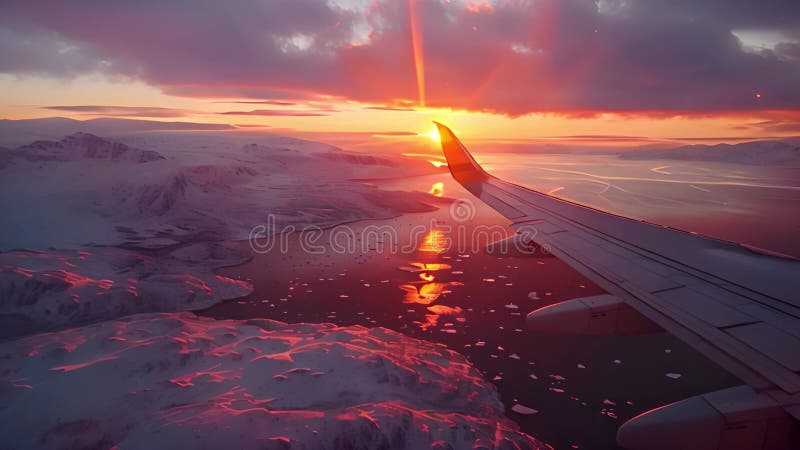 Aerial Animation: Animated Scene Showcases Flight View through Plane ...