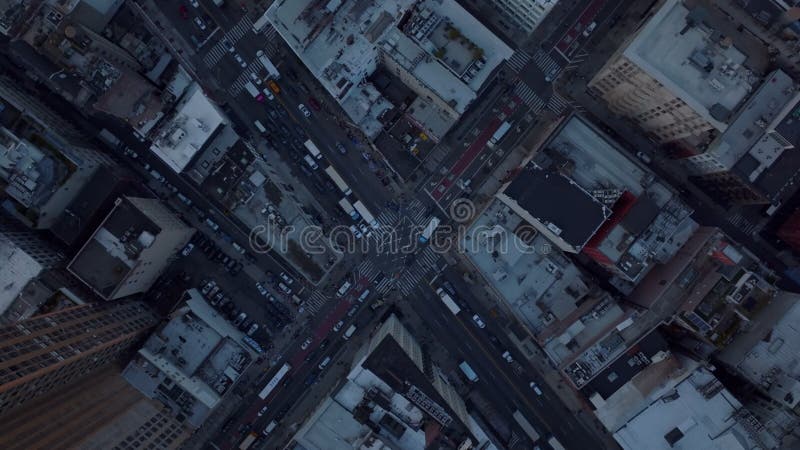Aerial Birds Eye Overhead Top Down Rotating View of Traffic in Streets ... Aerial Birds Eye Overhead Top Down Rotating View of Traffic in Streets ...