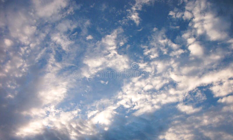 Aerial Blue Sky with Clouds Background, Nice Landscape View Stock Image ...