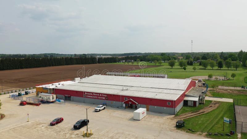 Aerial Brussels Shot City Park National Basilica of Sacred Heart Stock ...
