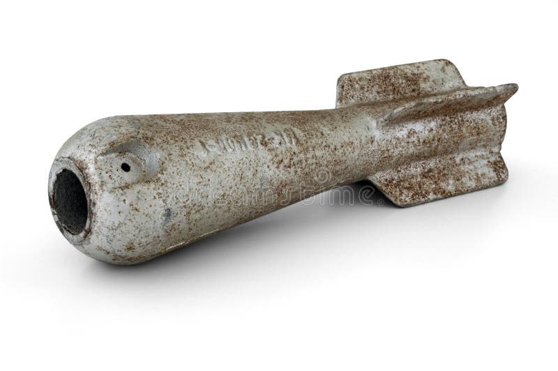 Aerial bomb stock image. Image of isolated, steel, silhouette - 6991119