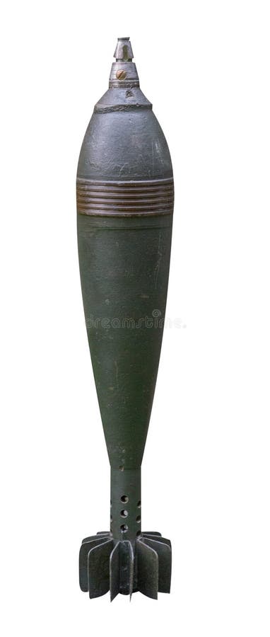 Aerial Bomb Of World War II, Isolated On White Background. Aerial Bomb ...